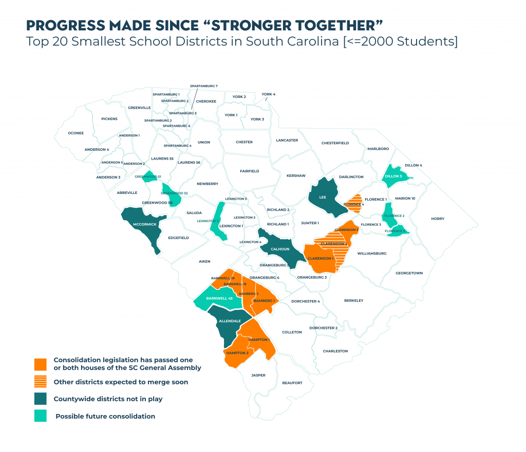 Consolidating Tiny Shrinking School Districts A Progress Report