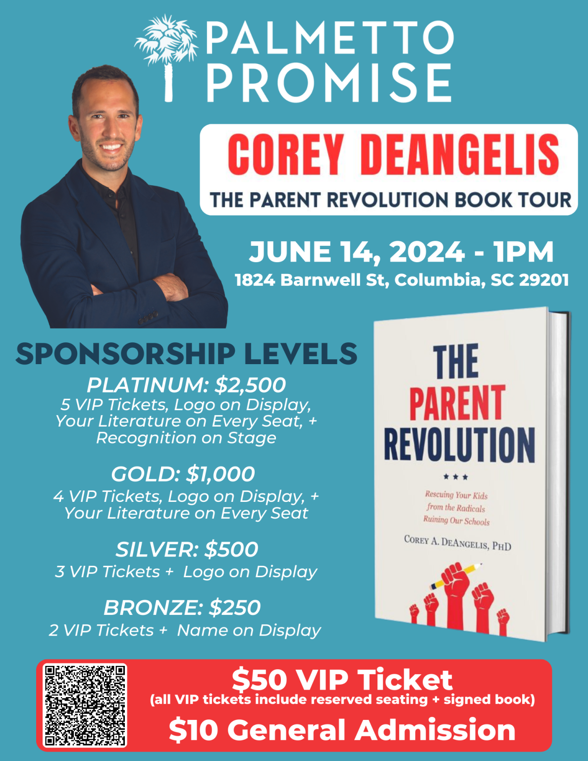 Palmetto Promise Presents Corey DeAngelis: The Parent Revolution Book ...